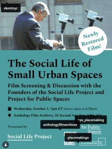 Screening and panel discussion: The social life of small spaces – Sign ...
